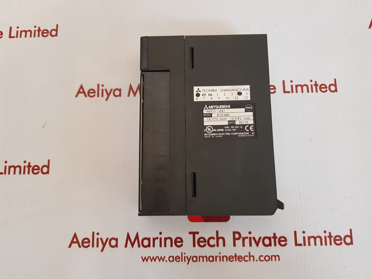 Mitsubishi a1sx80 programmable controller – Aeliya Marine
