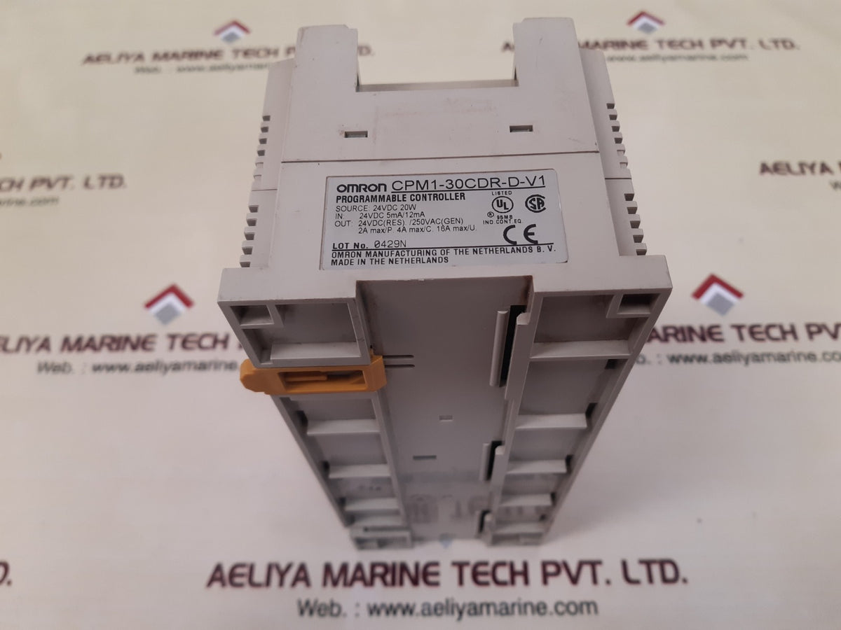 Omron sysmac cpm1-30cdr-d-v1 programmable controller – Aeliya Marine