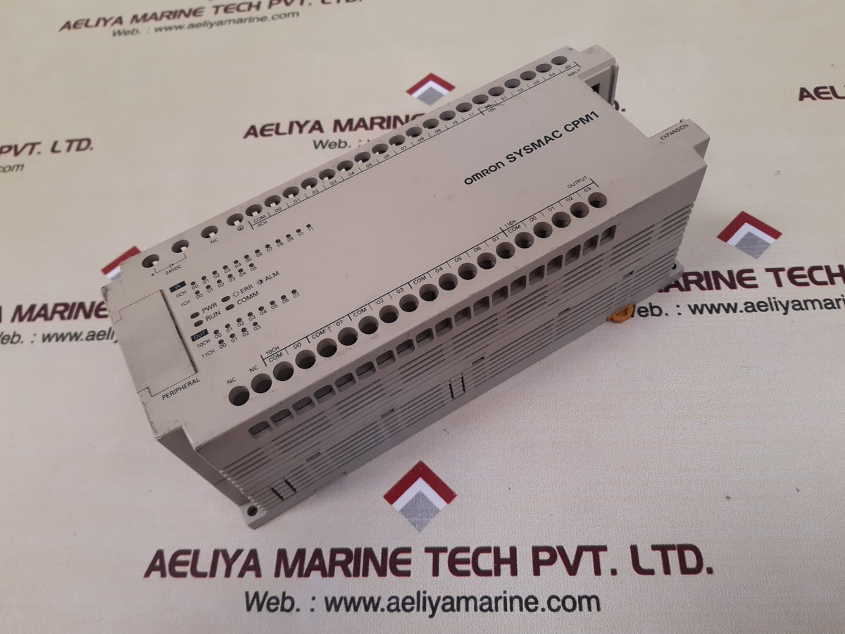 Omron sysmac cpm1-30cdr-d-v1 programmable controller – Aeliya Marine
