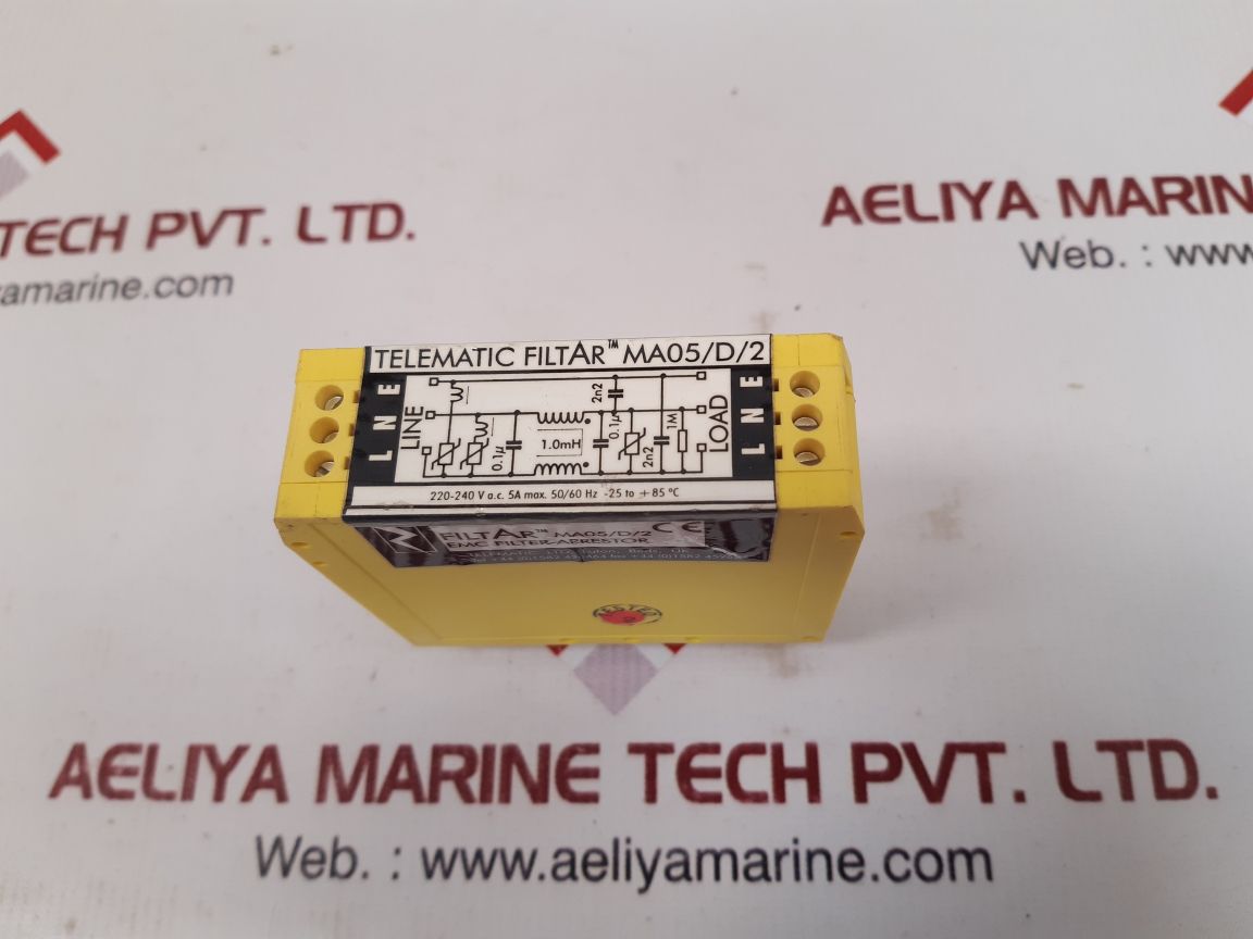 Telematic Filtar Ma05/D/2 Emc Filter Arrestor – Aeliya Marine