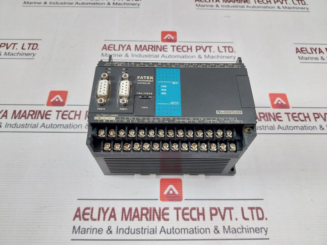 Fatek Fbs-40Mat2-d24 Fbs Main Programmable Logic Controller Module 24Vdc – Aeliya Marine
