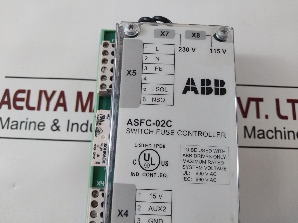 Abb Asfc-02C Switch Fuse Controller – Aeliya Marine