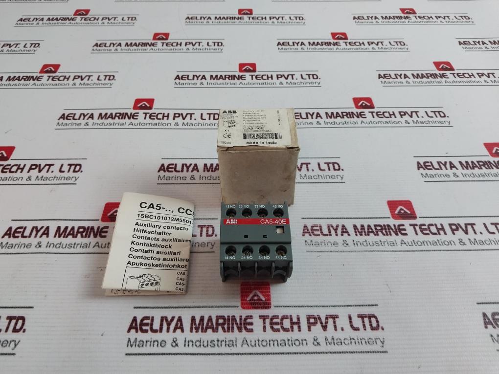 Abb Ca5-40E Auxiliary Contact Block 1Sbn010040R1040 – Aeliya Marine