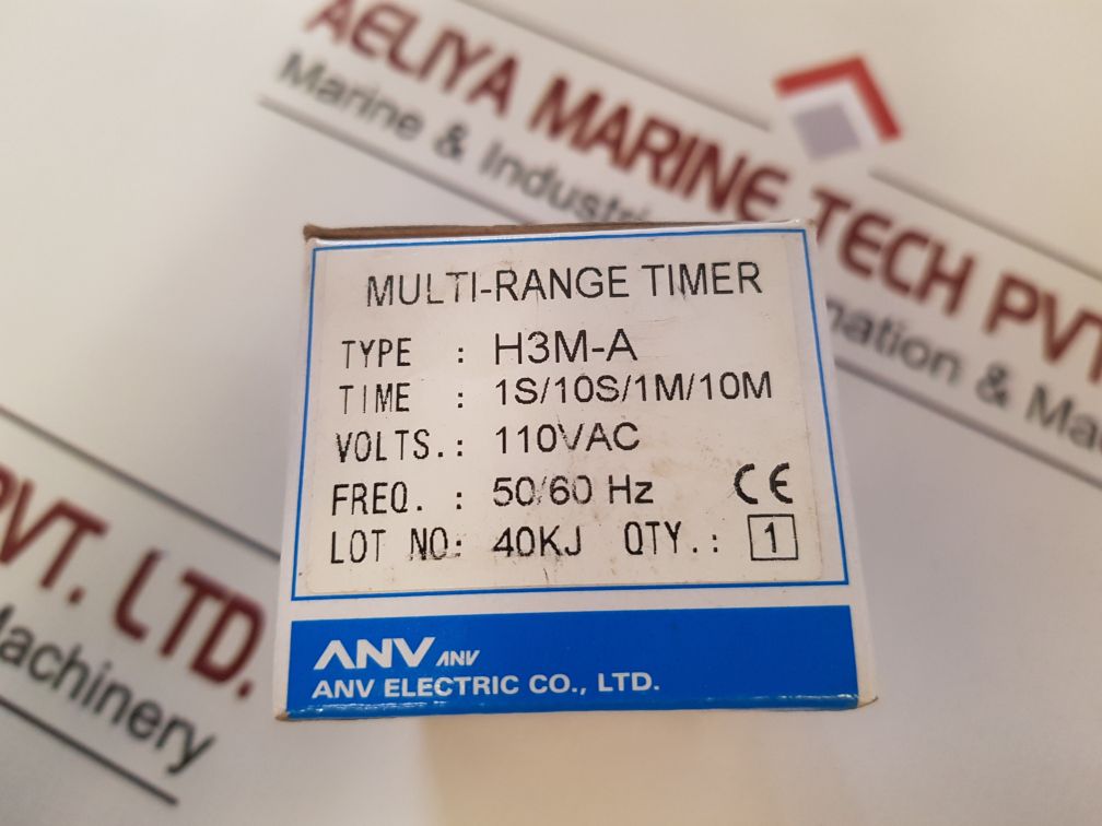 Anv Electric H3M-a Multi-range Timer – Aeliya Marine