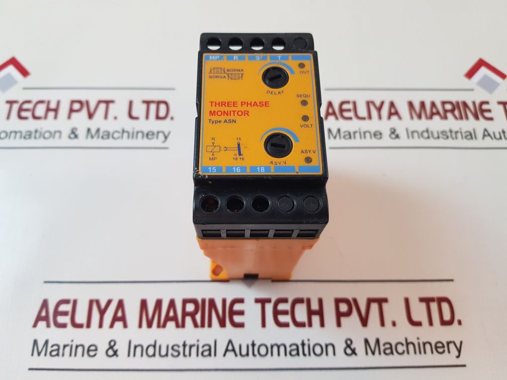 Borna Electronics Asn Three Phase Monitor 380 Vac/50Hz – Aeliya Marine