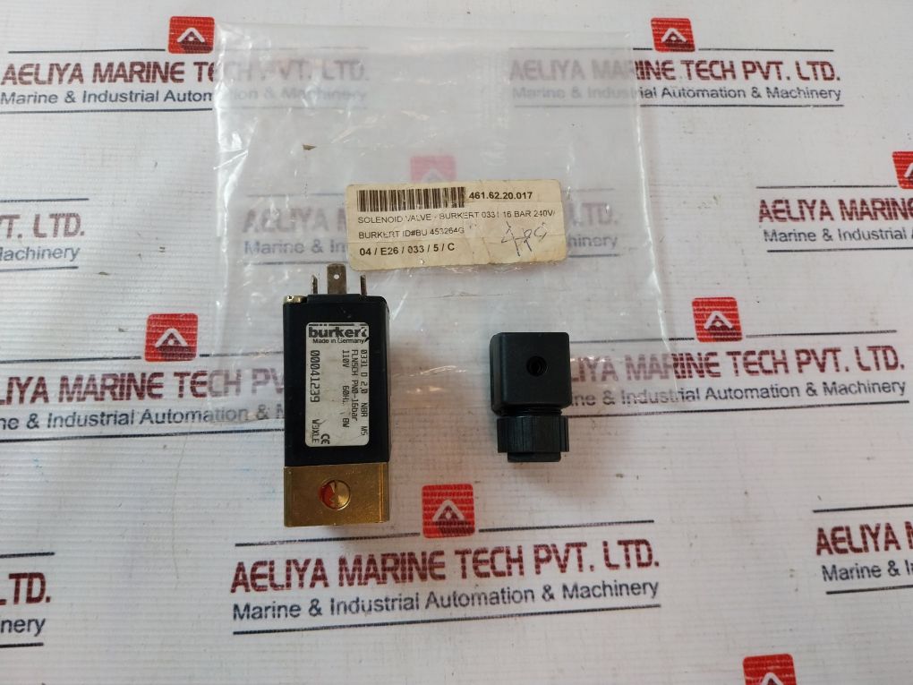 Burkert 0331 D 2.0 Nbr Ms Solenoid Valve 110V 60Hz 8W – Aeliya Marine