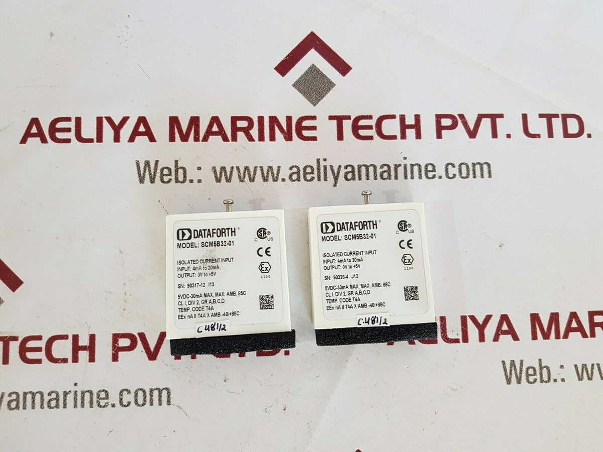 Dataforth scm5b32-01 isolated current input – Aeliya Marine