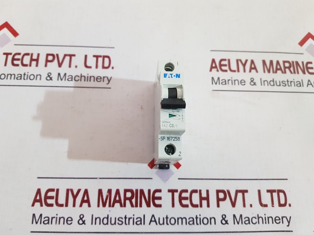 Eaton Moeller Series Faz-c6/1 Miniature Circuit Breaker – Aeliya Marine