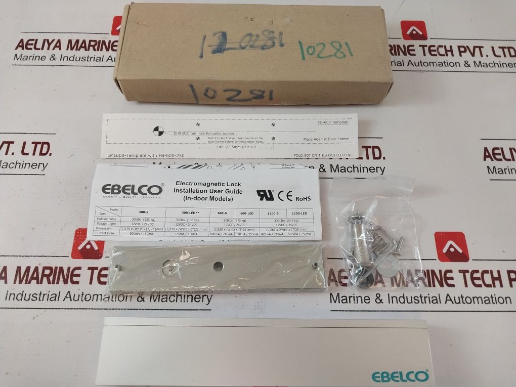 Ebelco 600-led Electromagnetic Lock – Aeliya Marine