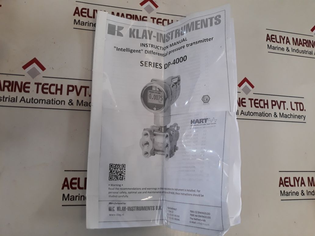 Klay-instruments Series Dp-4000 Differential Pressure Transmitter – Aeliya Marine