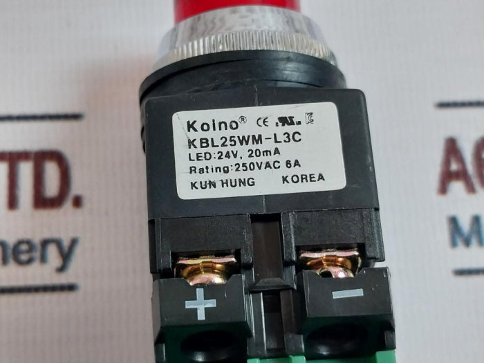 Koino Kbl25Wm-l3C Illuminated Pushbutton Switch – Aeliya Marine