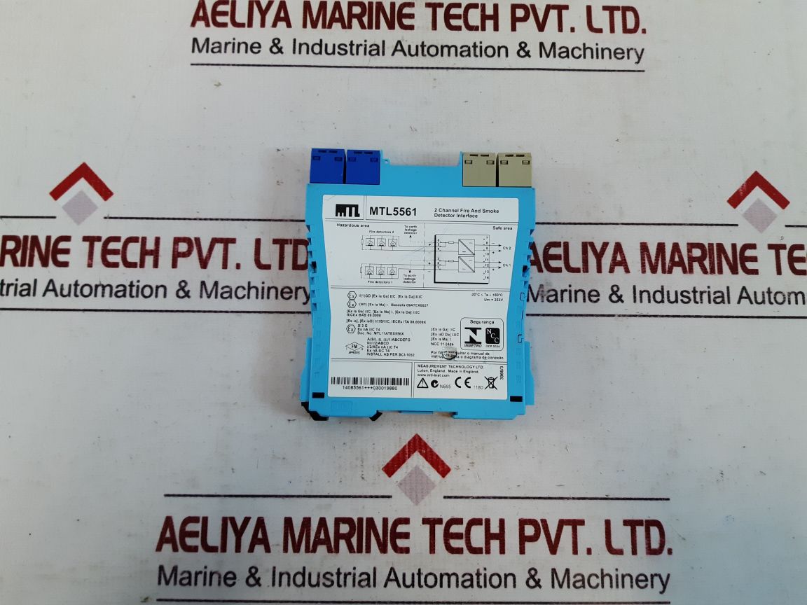 Mtl Mtl 5561 2 Channel Fire And Smoke Detector Interface – Aeliya Marine
