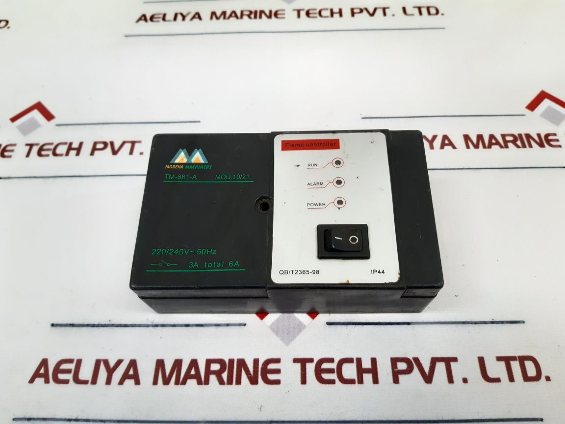 Modena Machinery Tm-681-a Flame Controller – Aeliya Marine Tech Pvt. Ltd.