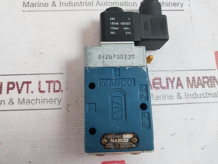 Nabco Egms-314M-2 Solenoid Valve 24V 187Ma 10Bar 73794222-14, 372 352 – Aeliya Marine