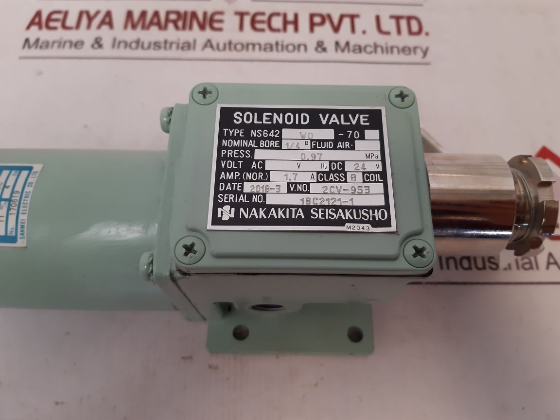 Nakakita Seisakusho Ns642 Wd-70 Solenoid Valve – Aeliya Marine Tech Pvt. Ltd.