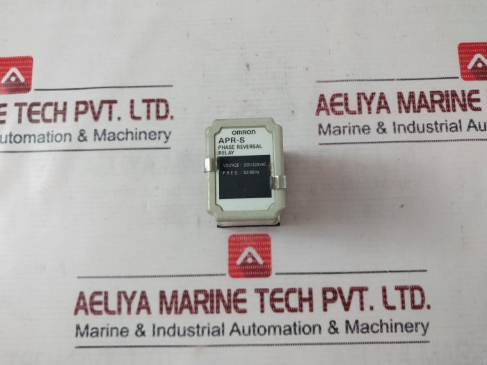 Omron Apr-s Phase Reversal Relay 200/220 Vac – Aeliya Marine Tech Pvt. Ltd.