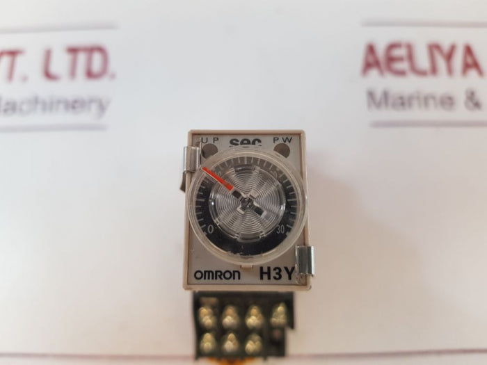 Lot Of 2X Omron H3Y-4 Timer 24Vdc 0 To 30 Sec – Aeliya Marine