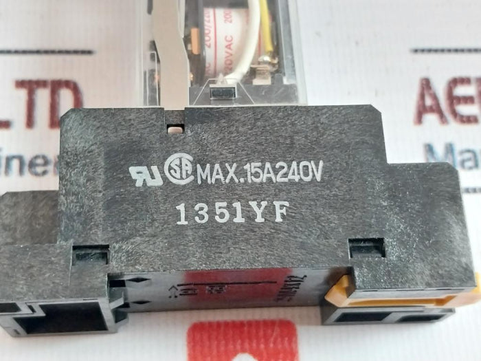 Omron Ly2N-cr Power Relay With Base 200/220 Vac – Aeliya Marine