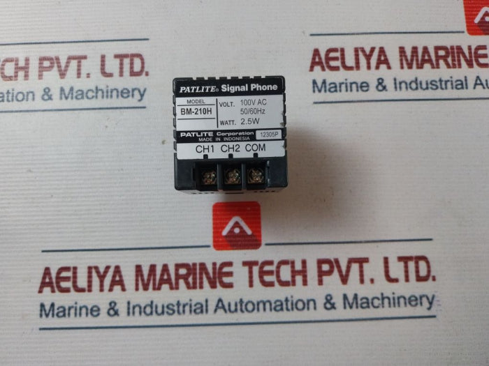 Patlite Bm-210H Electronic Sound Alarm Signal Phone – Aeliya Marine