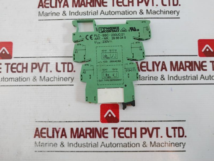 Phoenix Contact Plc-bsc-230Uc/21 Relay Base 230V 6A 250Vac – Aeliya Marine