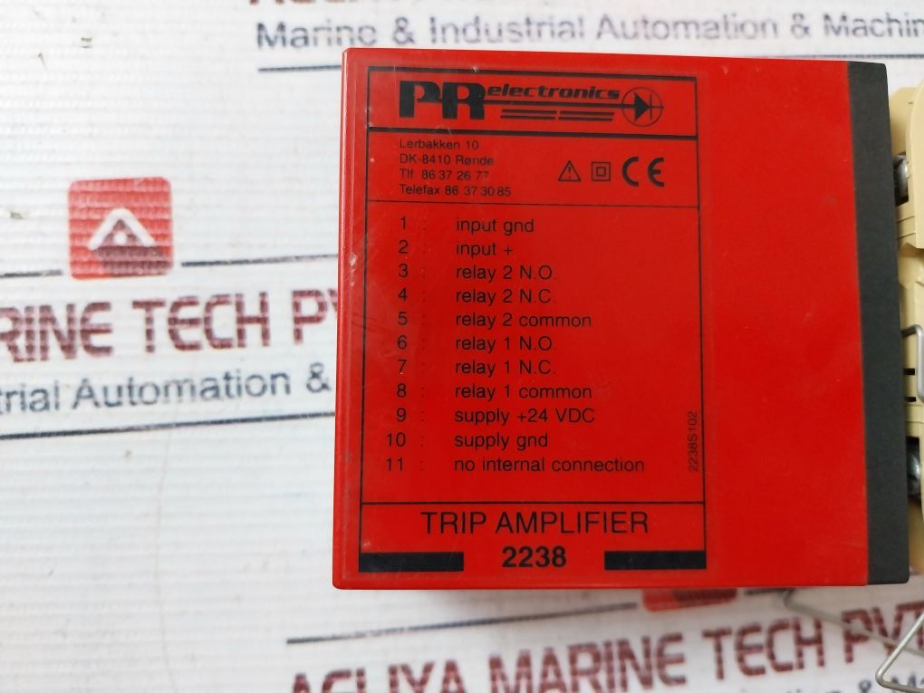 Pr Electronics 2238 B4A Trip Amplifier +24 Vdc – Aeliya Marine