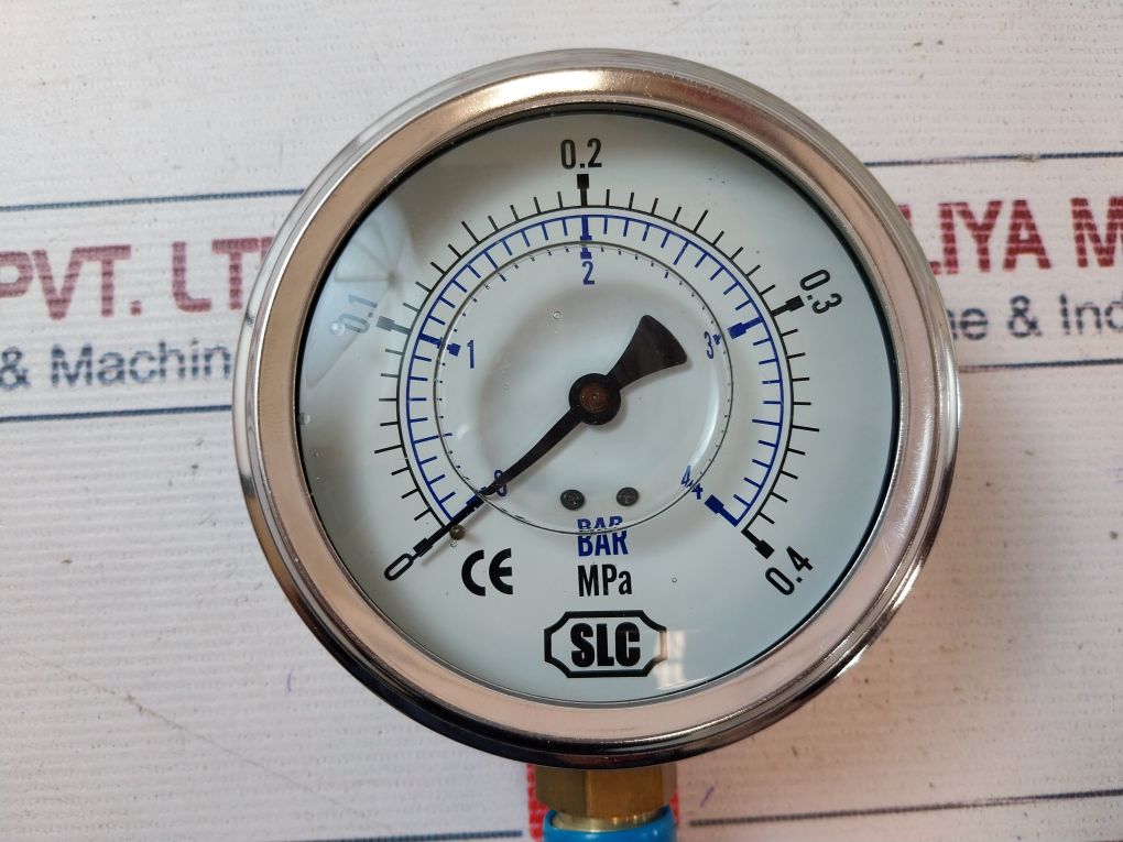 Slc 0-4 Bar 0-0.4 Mpa Pressure Gauge – Aeliya Marine