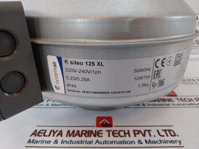 Systemair K Sileo 125 Xl Multilingual Wall Fan 50/60Hz – Aeliya Marine