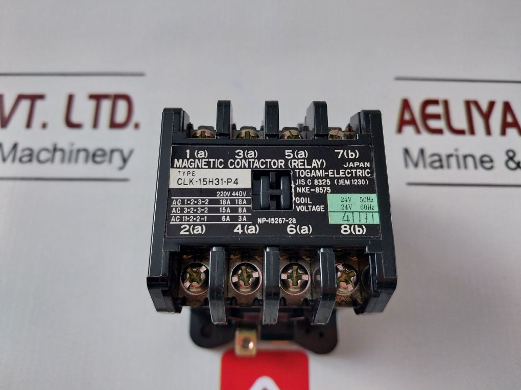 Togami Clk-15H31-p4 Magnetic Contactor Relay – Aeliya Marine