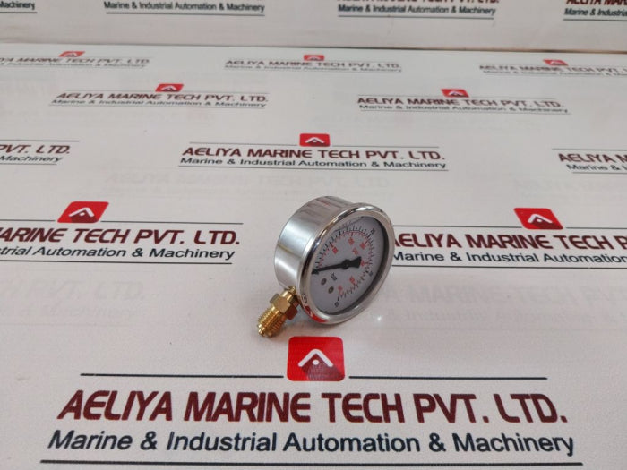 0-40 Bar 0-580 Psi Manometer- Liquid-filled- R1/4â€ – Aeliya Marine
