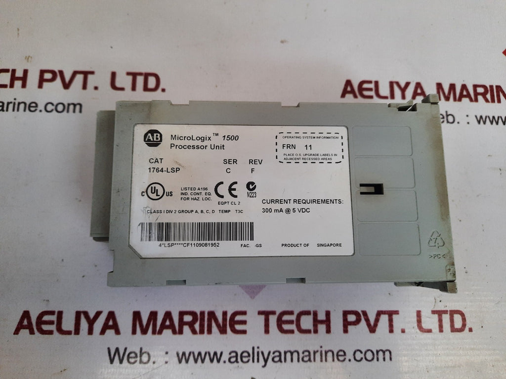 Allen-bradley 1764-lps micrologix 1500 processor module – Aeliya Marine