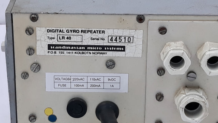 Scandinavian LR40 Digital Gyro Repeater – Aeliya Marine