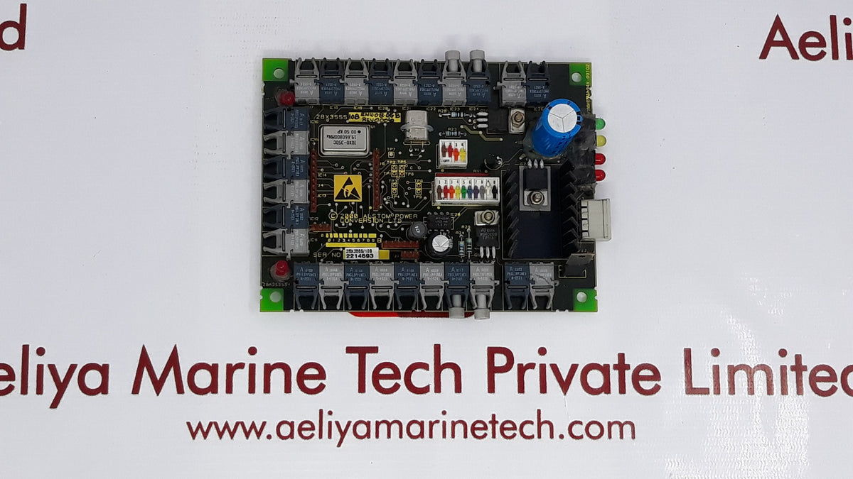 Alstom Power Conversion 28X3555 10B Pcb Card Circuit Board – Aeliya Marine