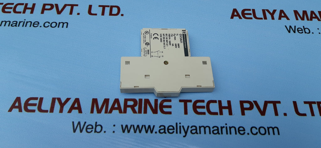 TELEMECANIQUE GV3A01 AUXILIARY CONTACT BLOCK – Aeliya Marine