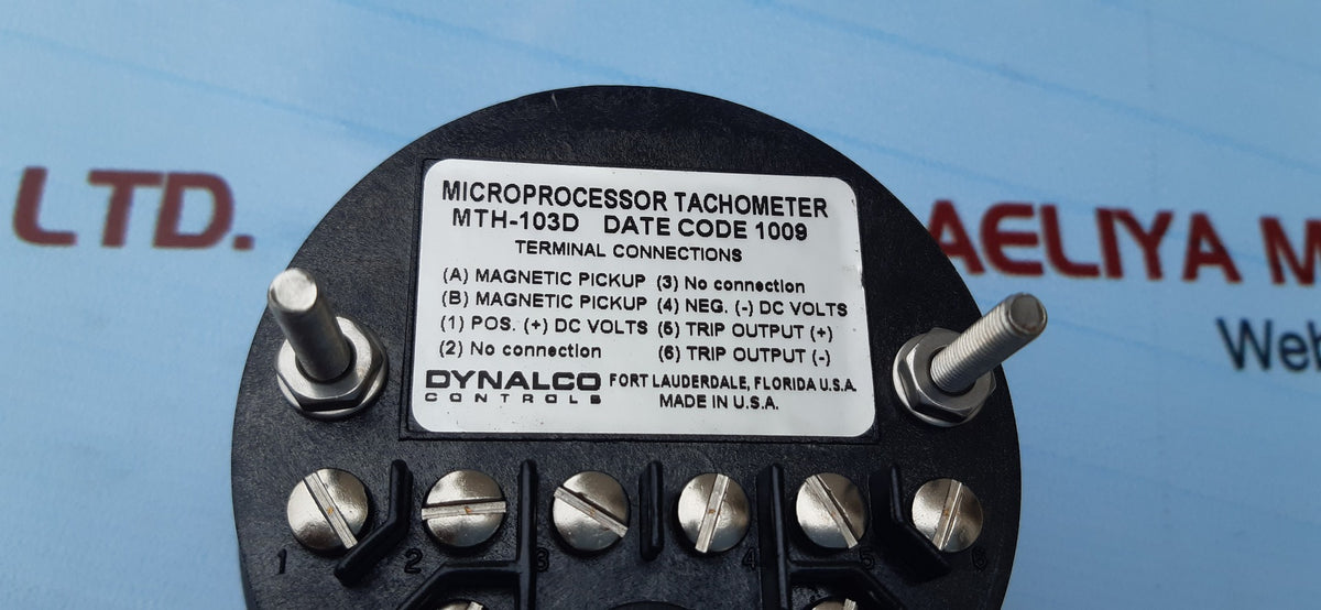 Dynalco controls mth 103d tachometer – Aeliya Marine