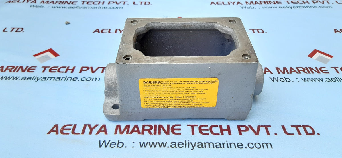 Appleton electric edsc271 mounting body – Aeliya Marine