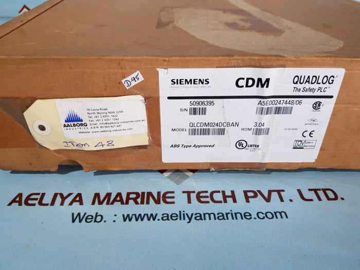 Siemens Qlcdm024Dcban Cdm Quadlog Critical Discrete Module 0.23A 24Vdc ...