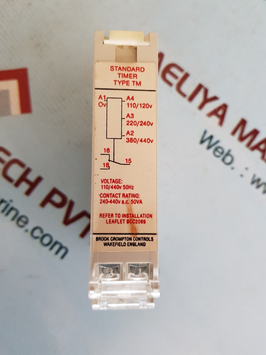 Brook Crompton tm30s star delta timer – Aeliya Marine