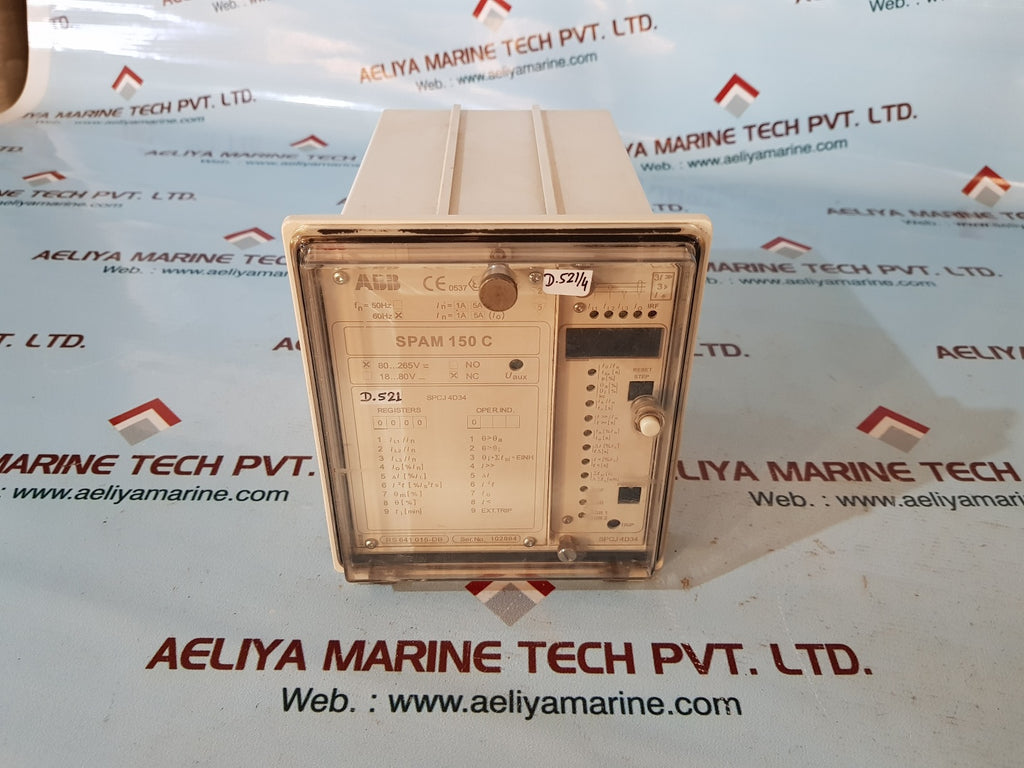 Abb spam 150c motor protection relay – Aeliya Marine