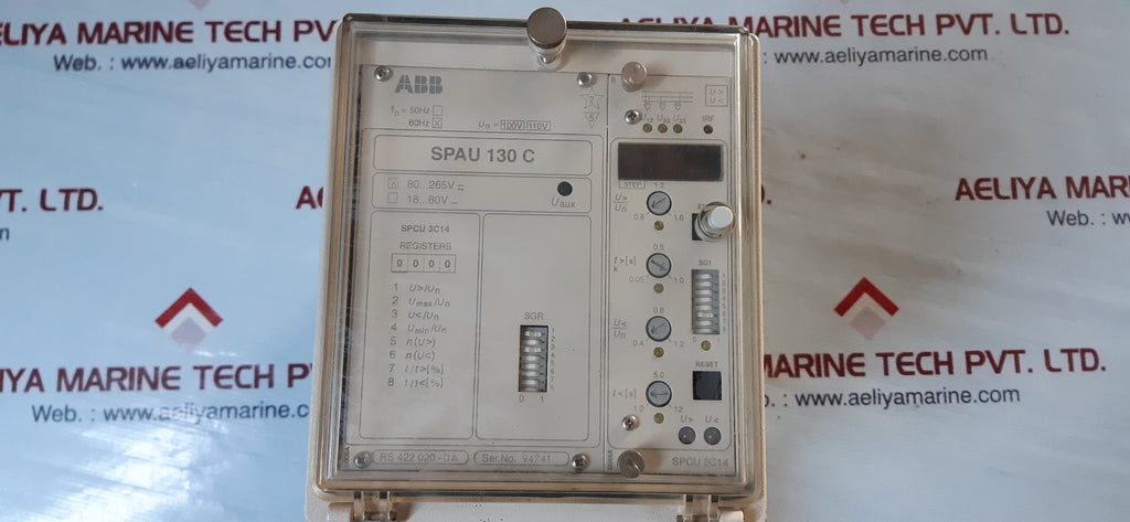 Abb power spau 130 c three phase voltage relay – Aeliya Marine