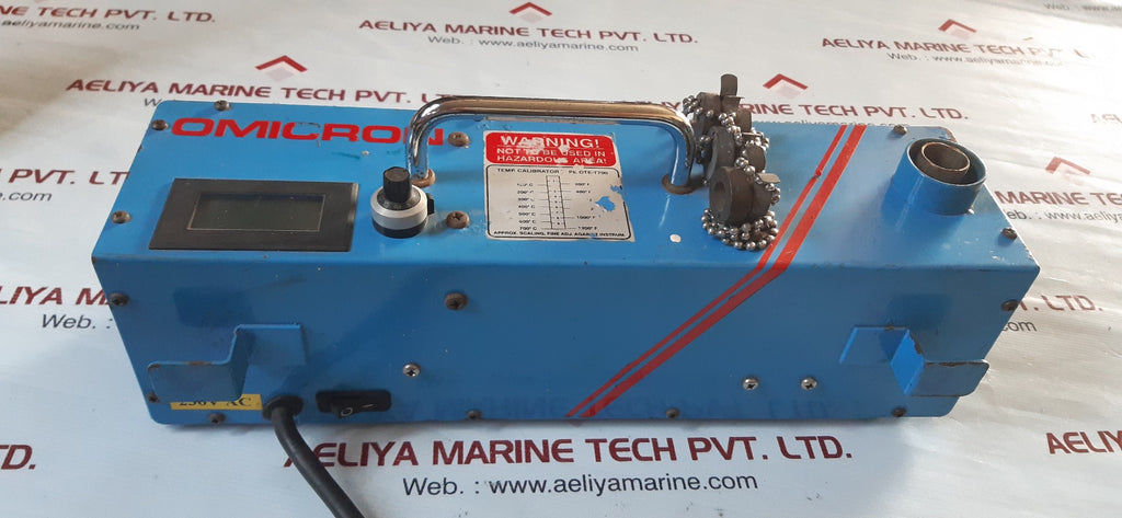 Omicron OTE-T700 Temperature Calibrator 700°C 230V – Aeliya Marine