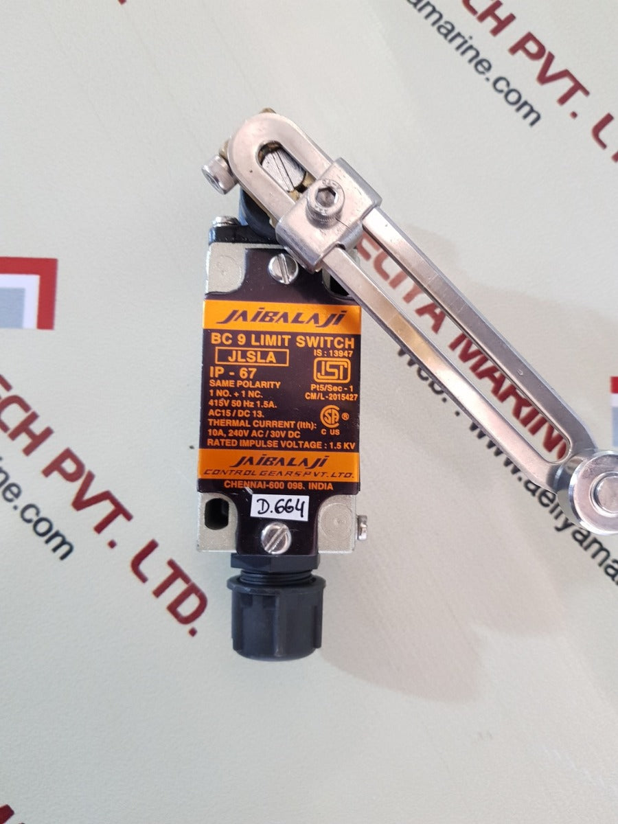 Jai balaji bc9 limit switch ip67 – Aeliya Marine