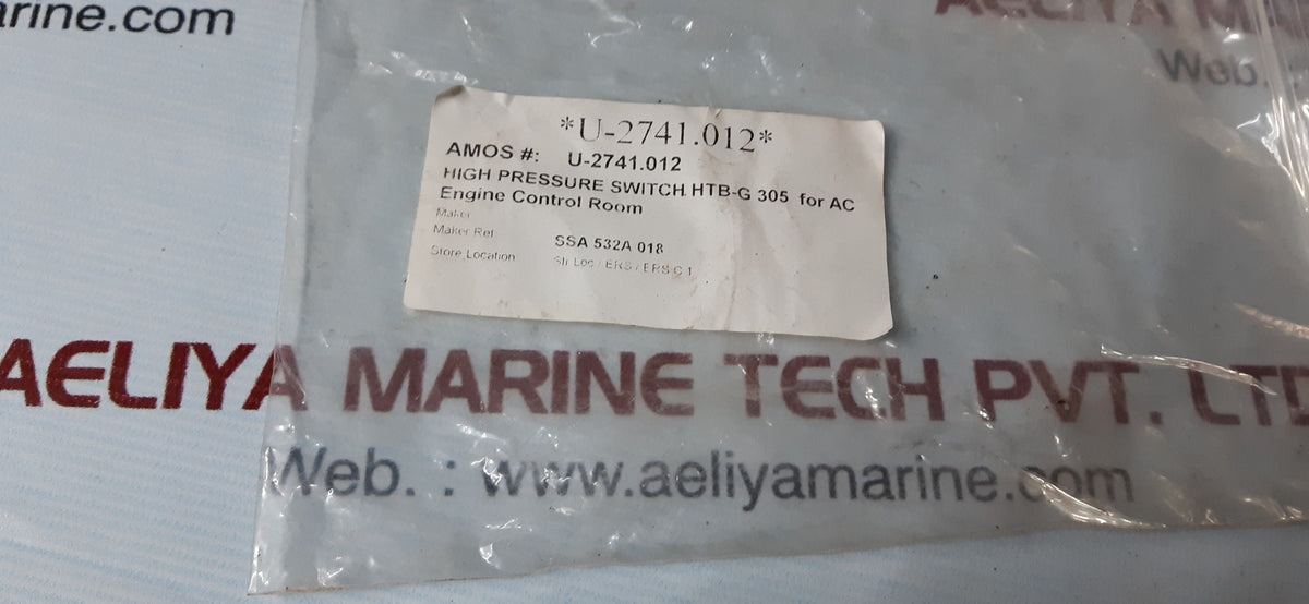 Saginomiya HTB-G305 High Pressure Switch – Aeliya Marine