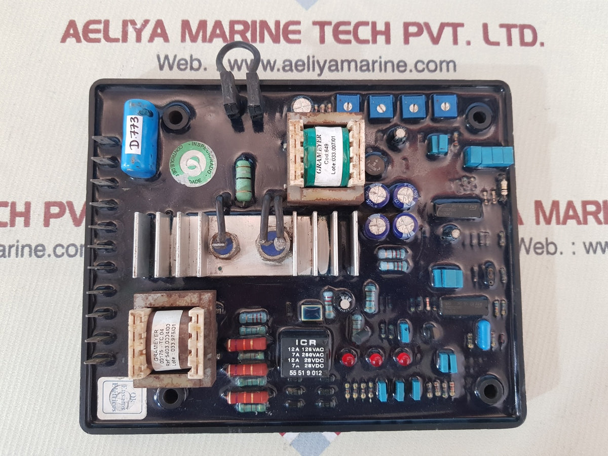 Grameyer grt7-th2 220/220v enc automatic voltage regulator – Aeliya Marine