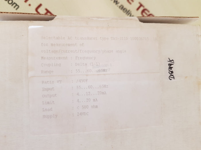 Deif tas-311dg control panel signal transmitter – Aeliya Marine