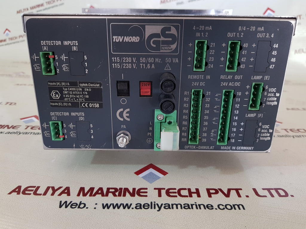 Optek control 4000 c4221-ex en-d photometric converter – Aeliya Marine
