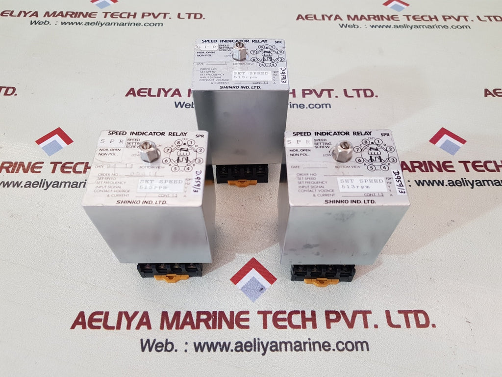 Shinko Speed Indicator Relay 8 Pin Set Spee 513 Rpm – Aeliya Marine