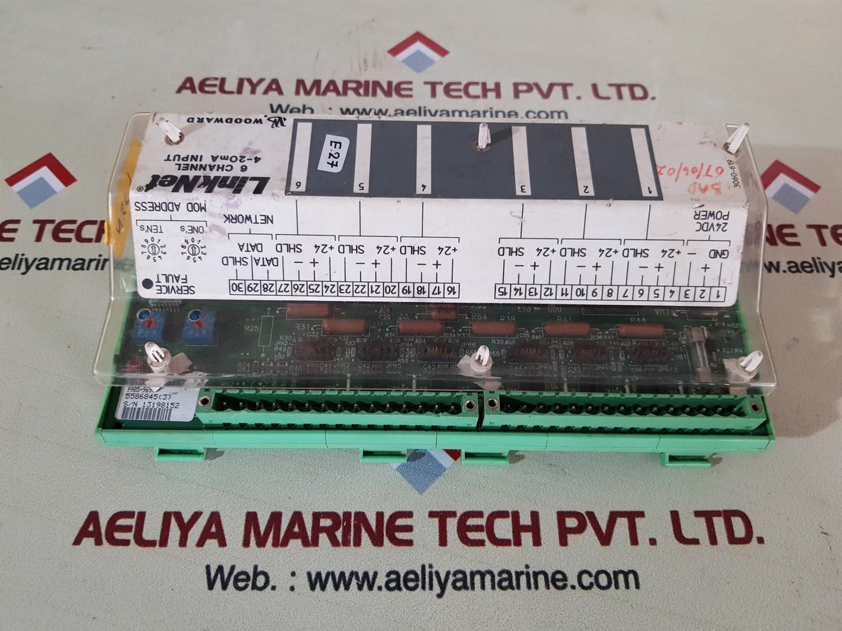 Woodward 9905-969 rev.k input module 6 channel – Aeliya Marine