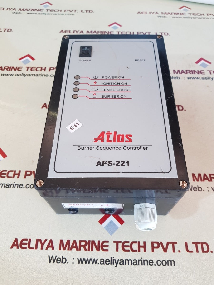 Atlas aps-221 burner sequence controller – Aeliya Marine