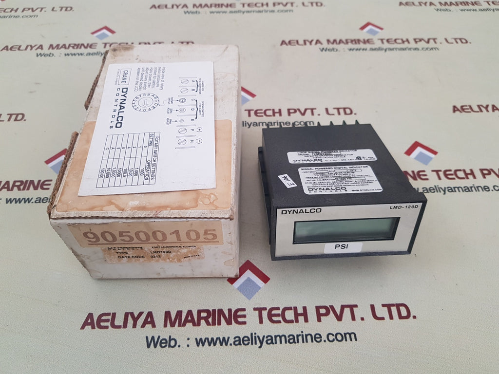 Dynalco controls lmd-120d loop signal powered indicator 0-1999 psi ...