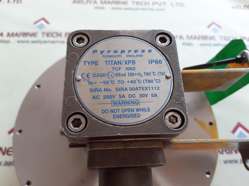 Pyropress titan/xpb ip66 pressure switch – Aeliya Marine